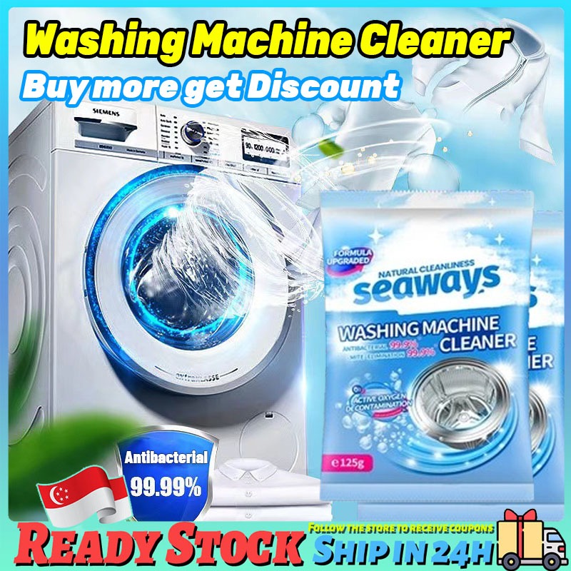 📍SG Stock📍Seaways Washing Machine Cleaner 125g Antibacteria Washing ...