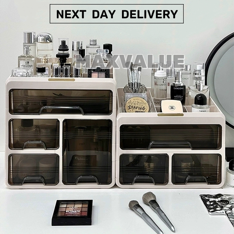 Maxvaluesg® Dressing Table Makeup Organizer Desktop Organiser ...