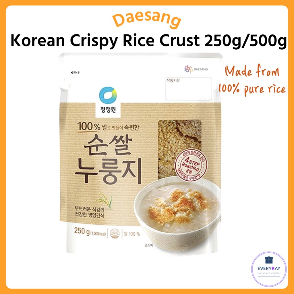 [Daesang] Korean Scorched Rice Snack (Nurungji) – 250g / 500g | Crispy ...
