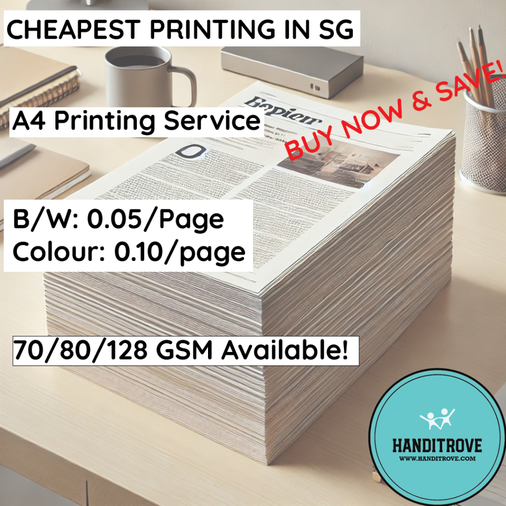 [SG SHOP] CHEAPEST Professional A4 Black & White Colour Paper Printing ...
