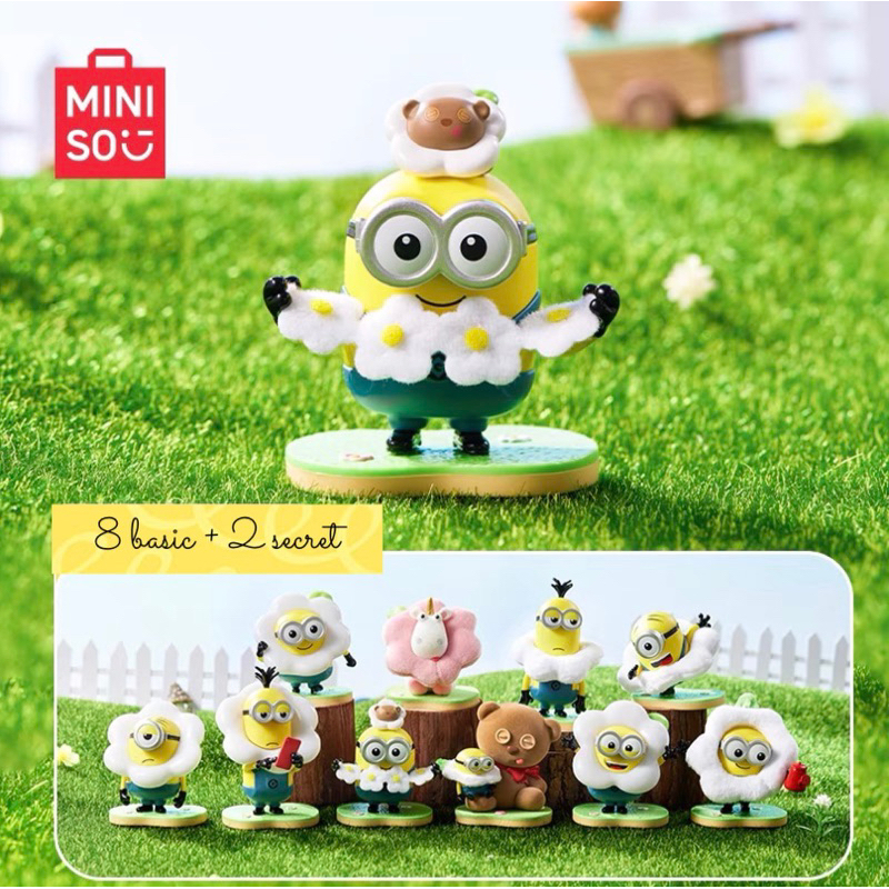 MINISO Minions Flower Garden Blind Box | Shopee Singapore