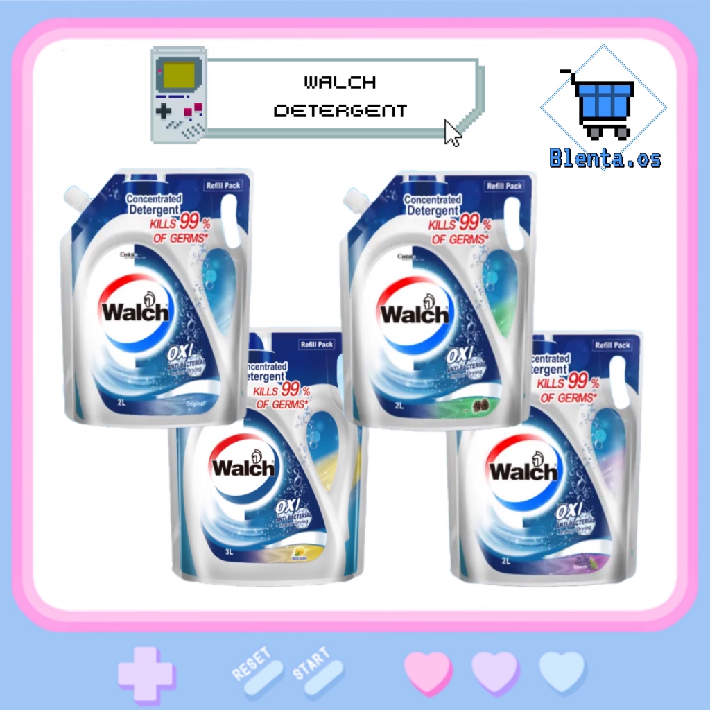 Walch Oxi Liquid Detergent AntiBacterial Original Refill 3Litre 🔥SG ...