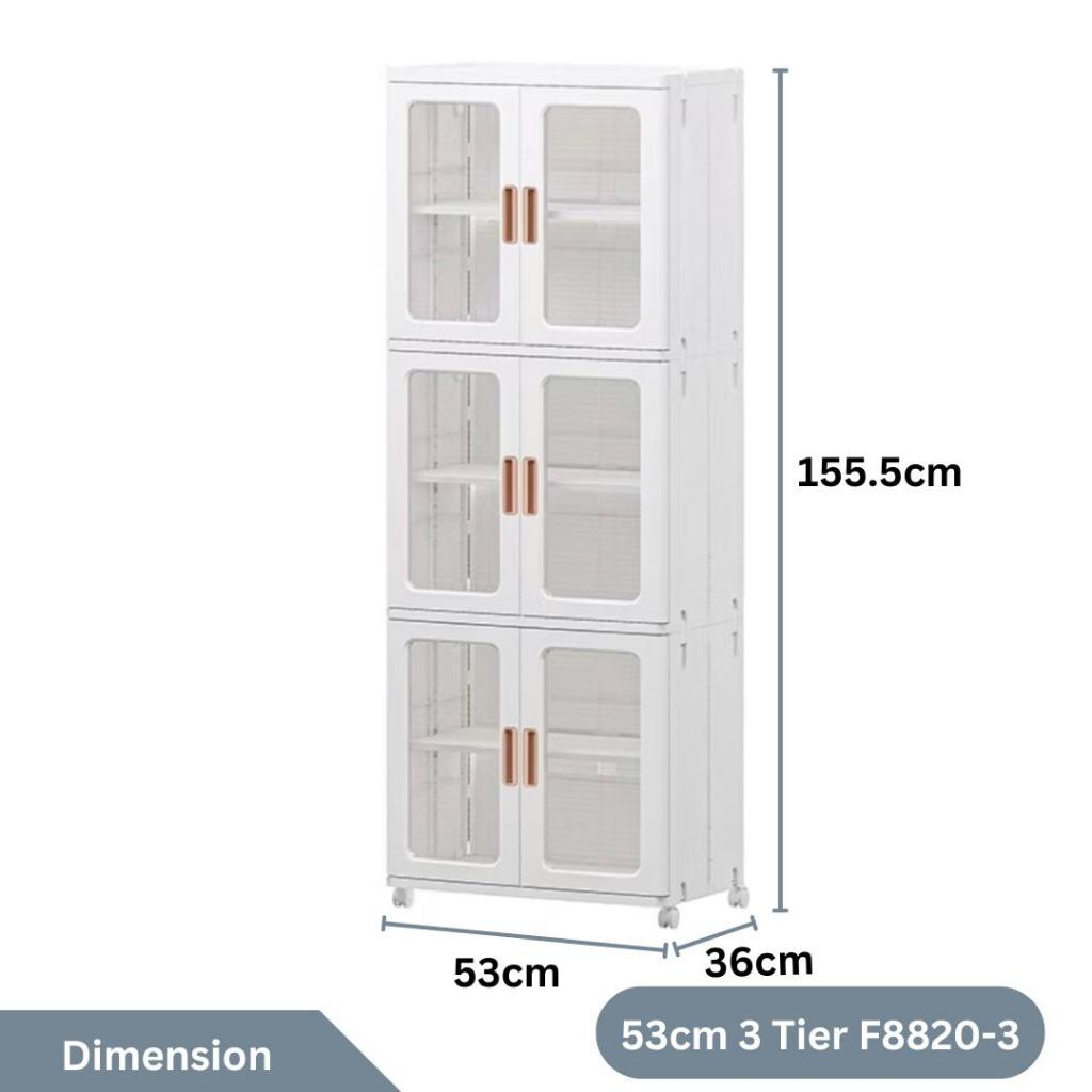 Easyhome.sg Slim Cabinet F88 / Plastic Storage Drawers / Kitchen ...