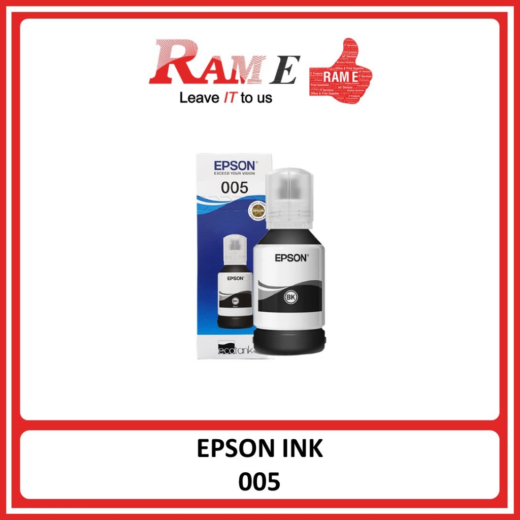 [ORIGINAL] Epson Ink 005 / C13T03Q100 Black | Shopee Singapore