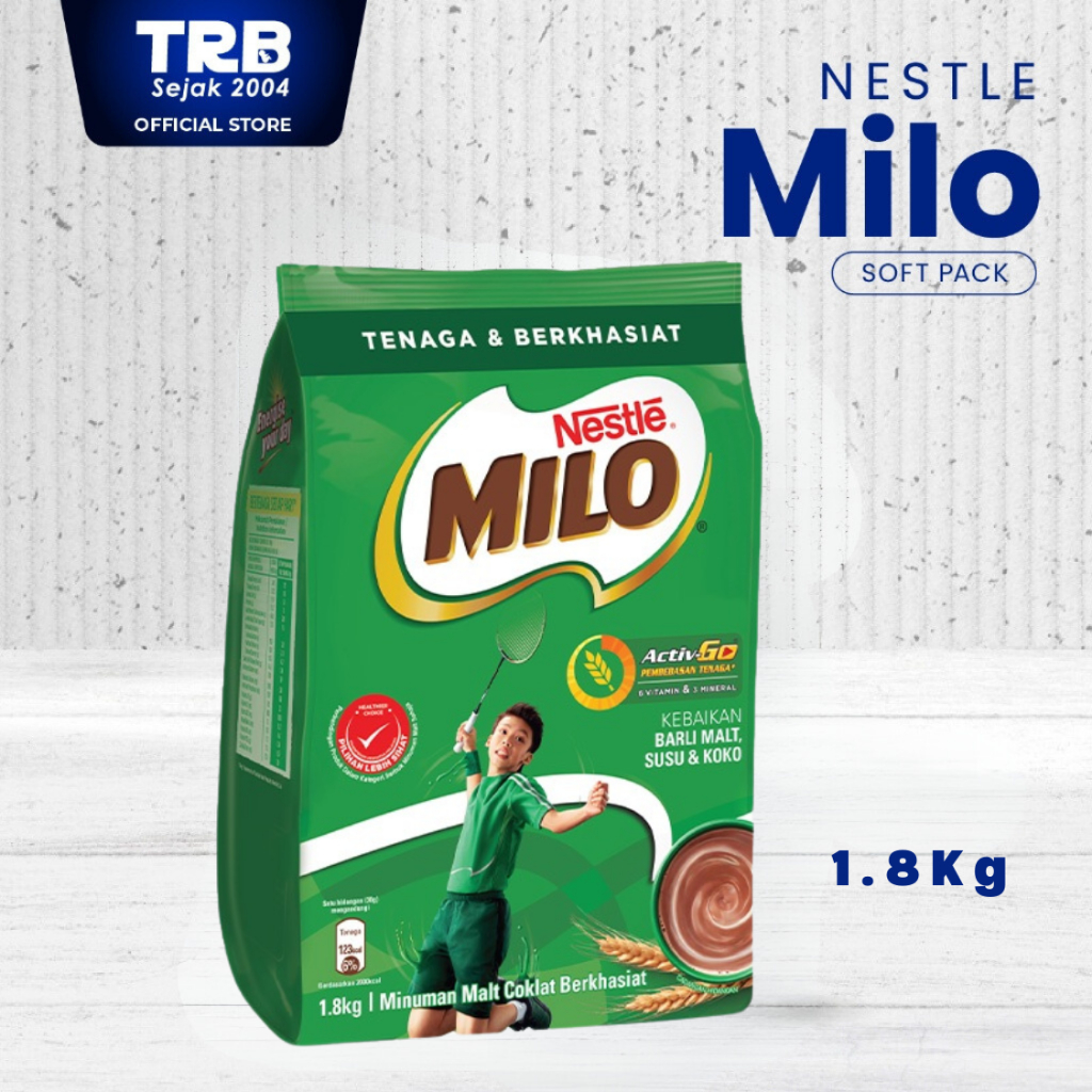 NESTLE MILO Activ-Go Regular Powder Refill Energy Recharge Softpack 1 ...