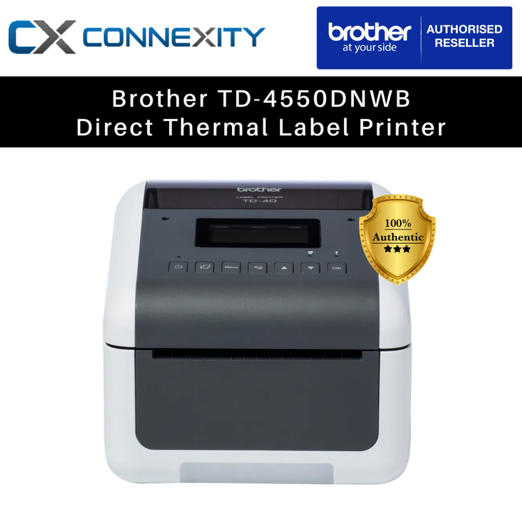 Brother TD-4550DNWB Direct Thermal Label Printer Brother Thermal ...