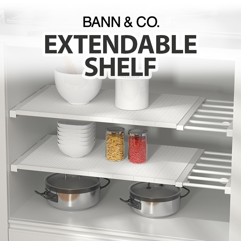 Extendable Shelf - Wardrobe Organiser / Cabinet Organizer / Cupboard ...