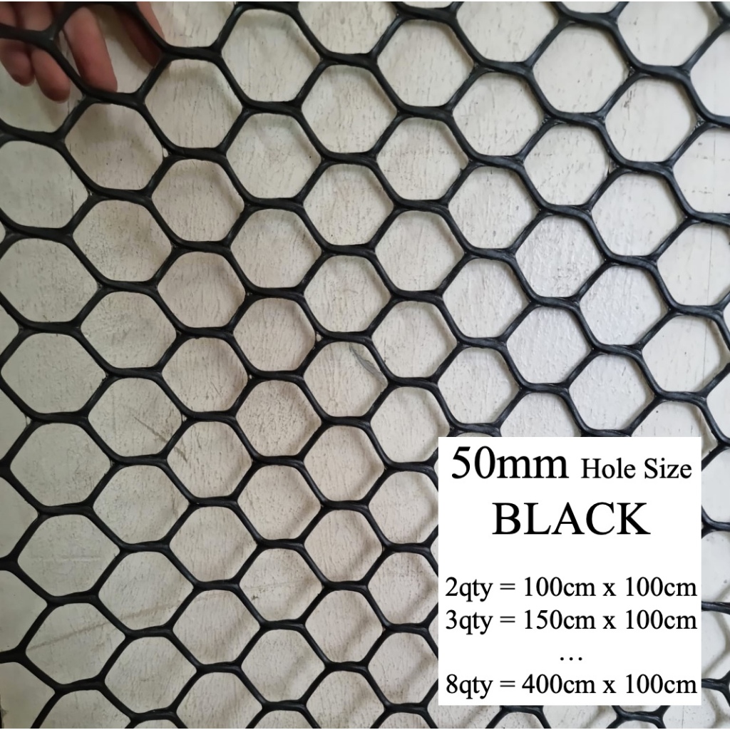 [SG SELLER ] Window Mesh 0.8cm / 1.8cm / 5cm Multi-purpose Black White ...