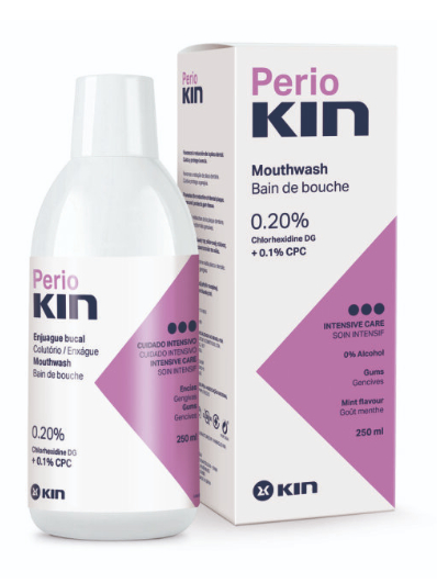 EXP 03/2028 KIN Mouthwash 0.20% CHLORHEXIDINE FOR ORAL HYGIENE 250ML ...