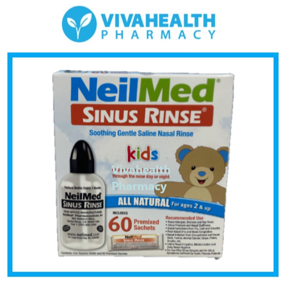 Neilmed Sinus Rinse Pediatric Kit with 60 Packets (Kids) | Shopee Singapore