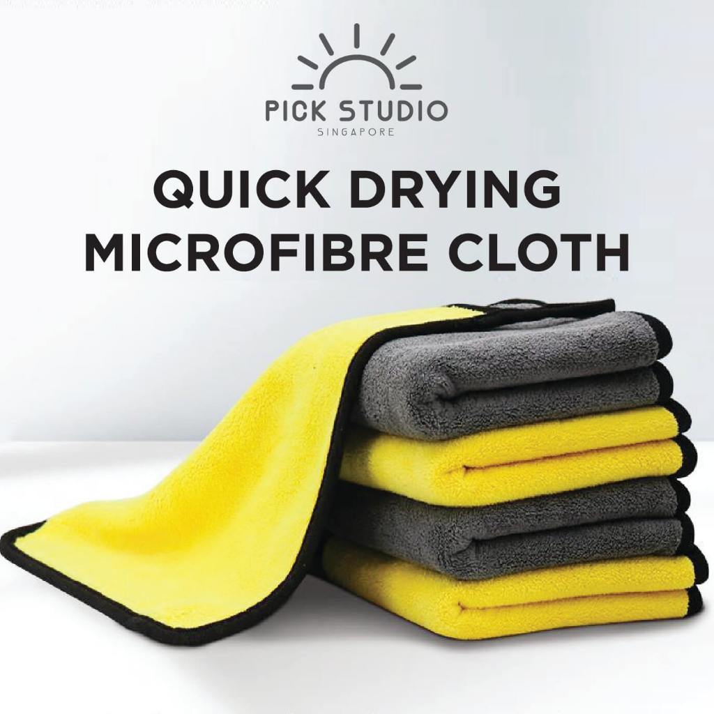 [SG READY STOCK] Quick Drying Microfibre Cloth / Car Cleaning Cloth ...