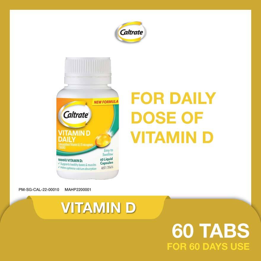 CALTRATE Bone and Muscle Health Plus Triple Action Calcium + VitaminD ...