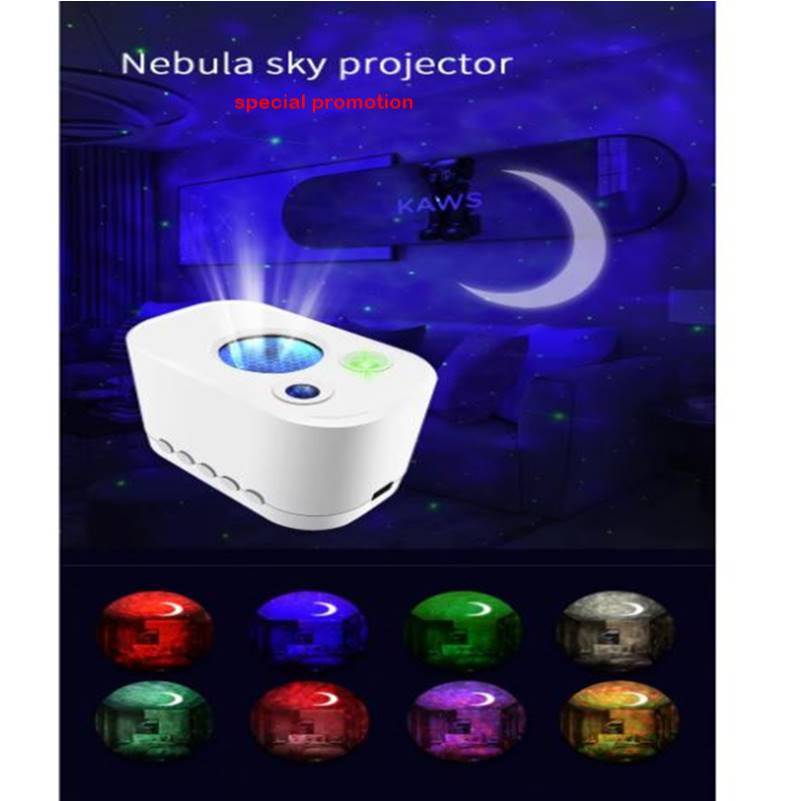 Led Moon Projector Light Portable Projection Lamp Laser Galaxy Starry ...