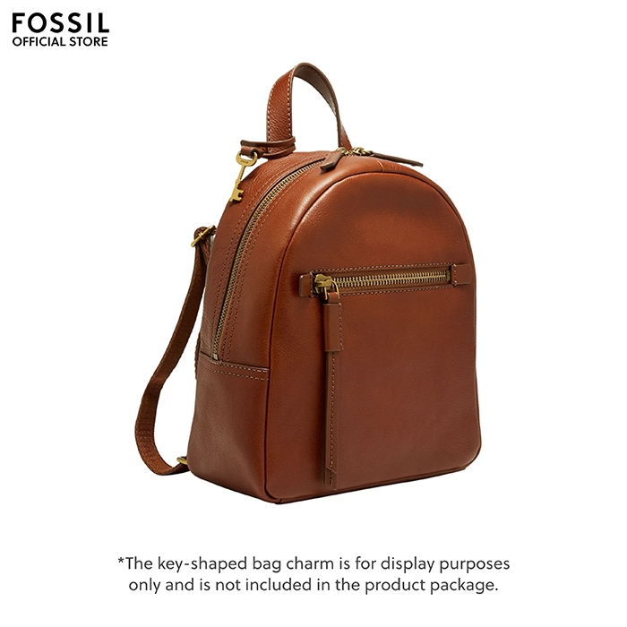 Fossil Women's Megan Backpack ( SHB3088210 ) - Brown Leather | Shopee ...