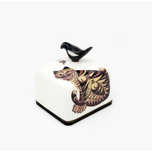 Korean Traditional Tiger and Bird Ceramic Orgel – Arirang Wind-up Music ...