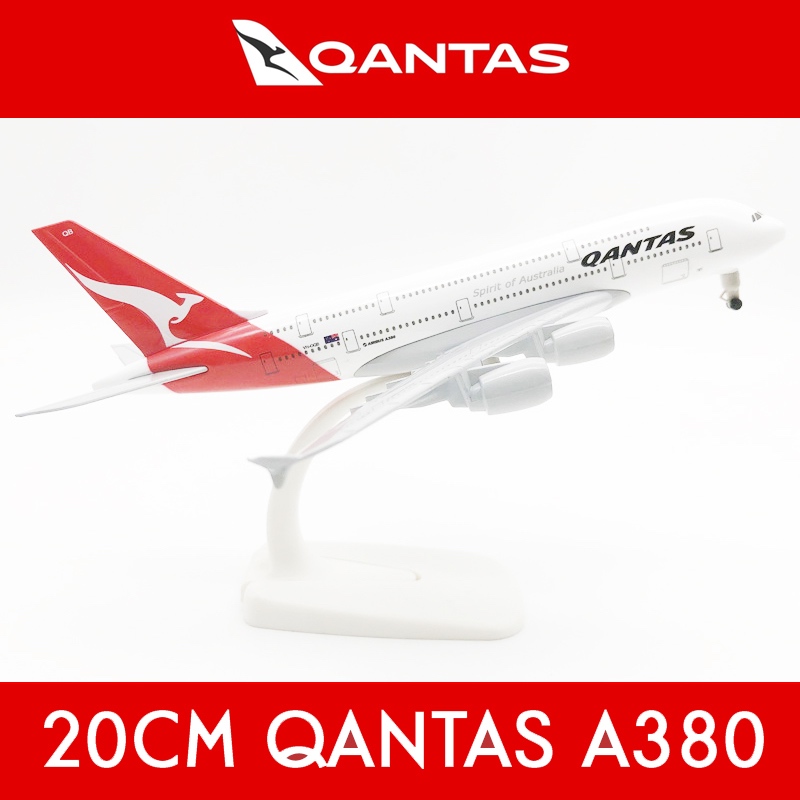 🇦🇺 SG LOCAL STOCK 🇦🇺 Qantas Australia Airlines 20cm Plane Model A380 ...