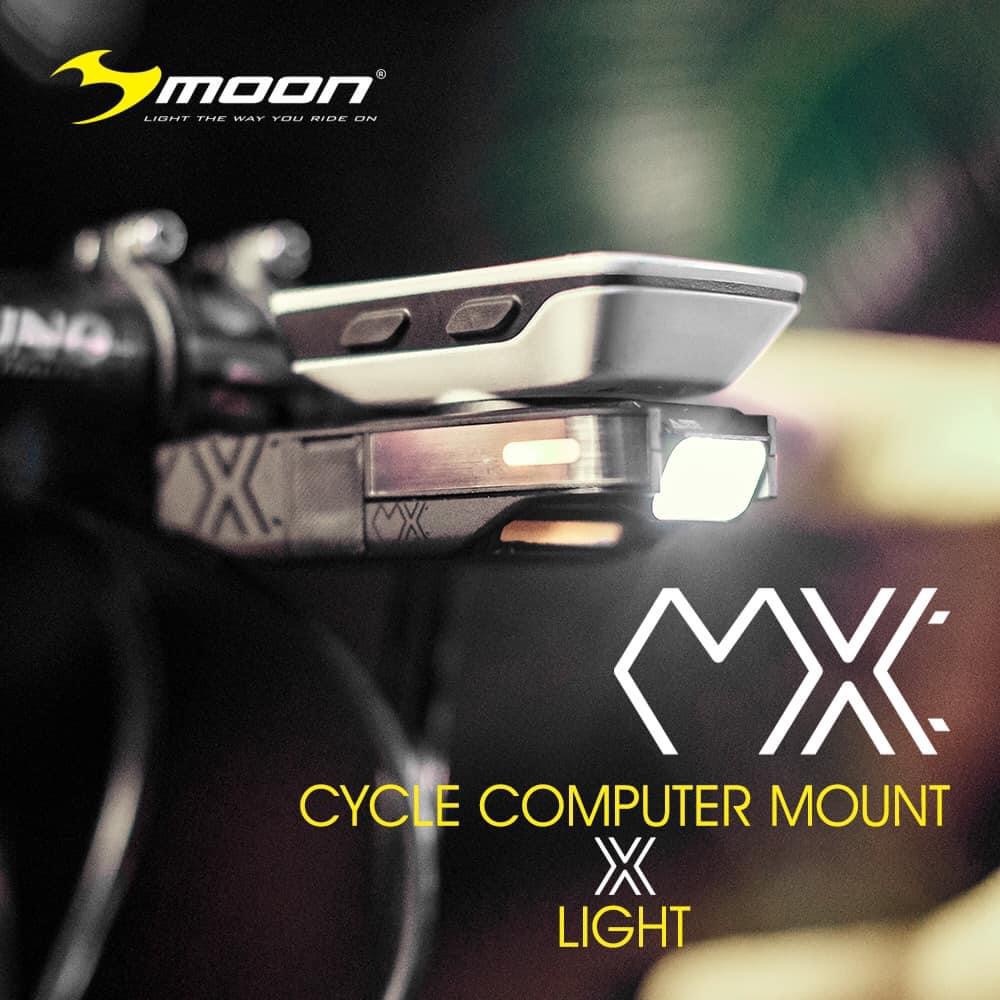 Moon MX Cycle Computer Mount Integrated 400 Lumens Light | Shopee Singapore