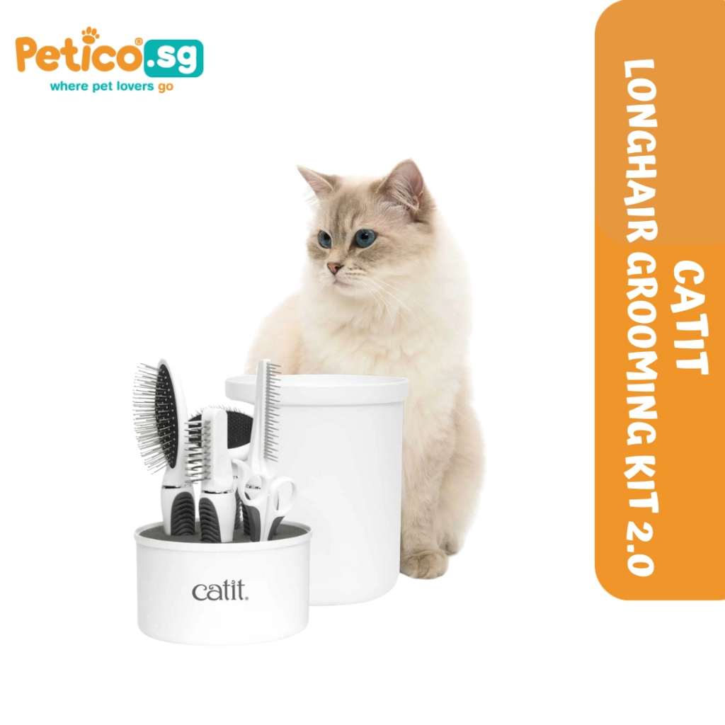 Catit Grooming Kit 2.0 for Cats (Shorthair / Longhair) | Shopee Singapore