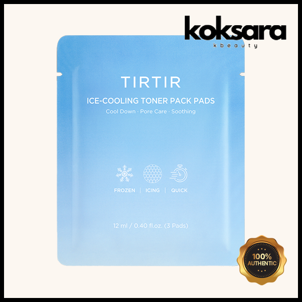 Tirtir Ice-Cooling Toner Pack Pad 12ml 3pads | Shopee Singapore