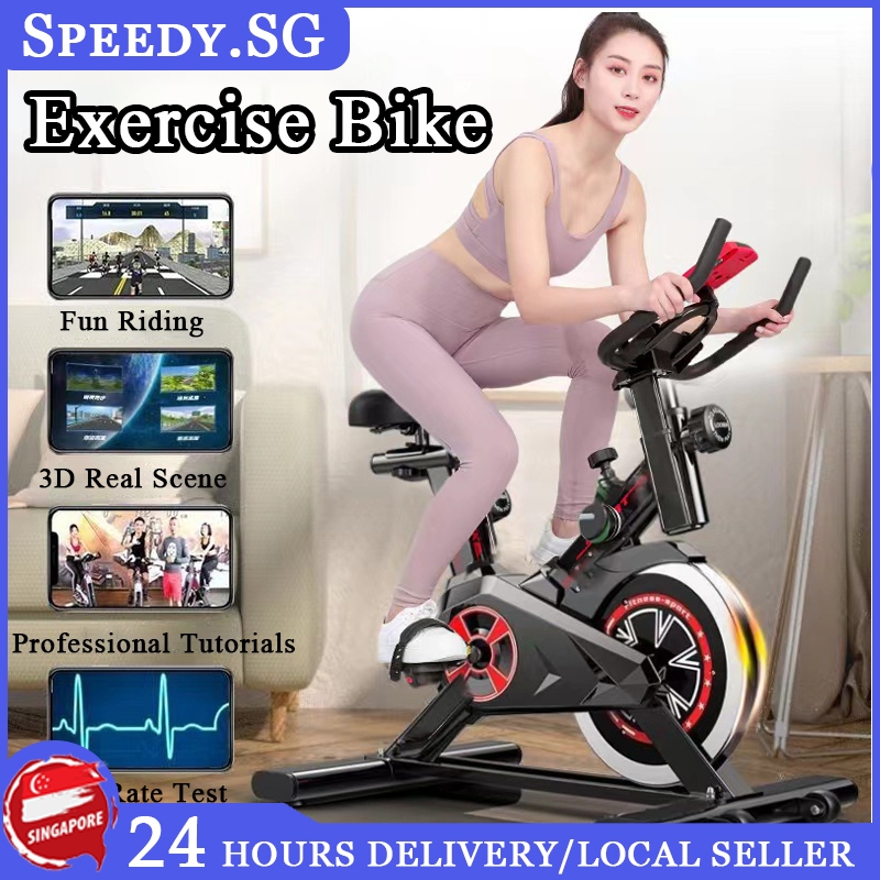SG（Ready Stock)Flywheel spinning bike professional home gym men and ...