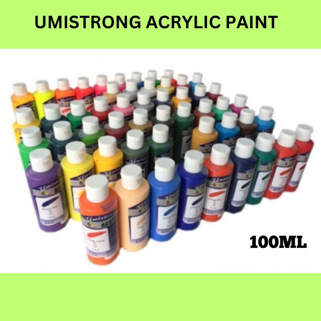 Umistrong Acrylic Paint 100ml Acrylic Paints Water-based acrylic ...