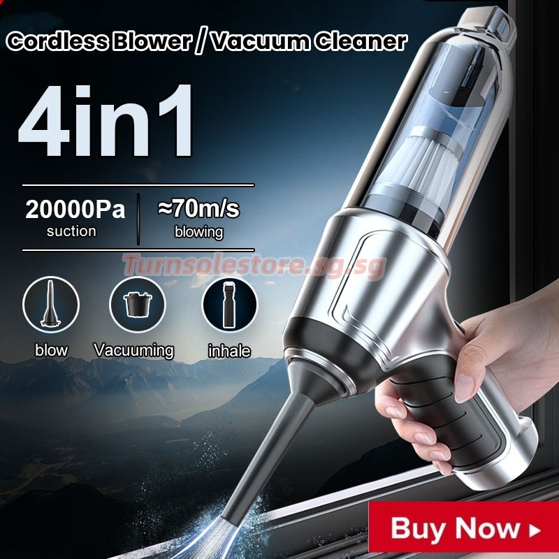 【30% OFF】4 in 1 Cordless Vacuum Cleaner 20000PA Suction Blower Air ...