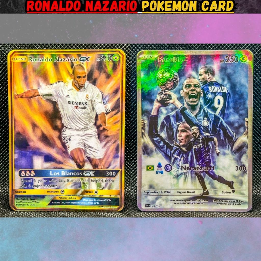Real Madrid: Ronaldo Nazario Pokemon Card | Shopee Singapore