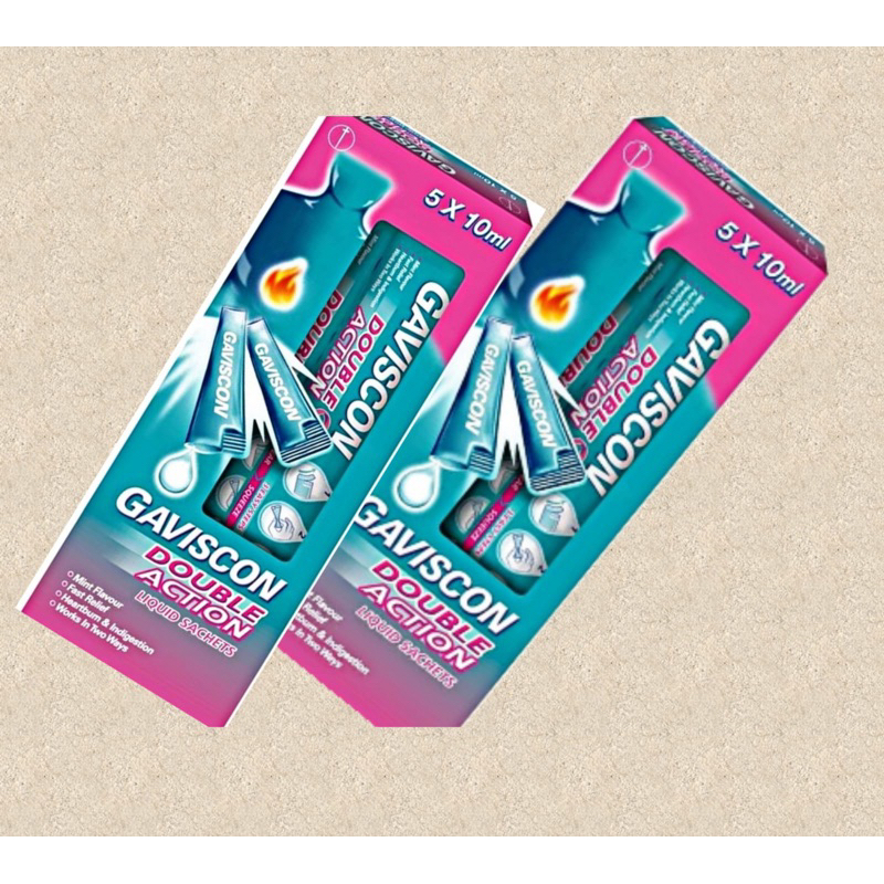 Gaviscon Double Action Liquid Sachet (Bundle of 2) | Shopee Singapore