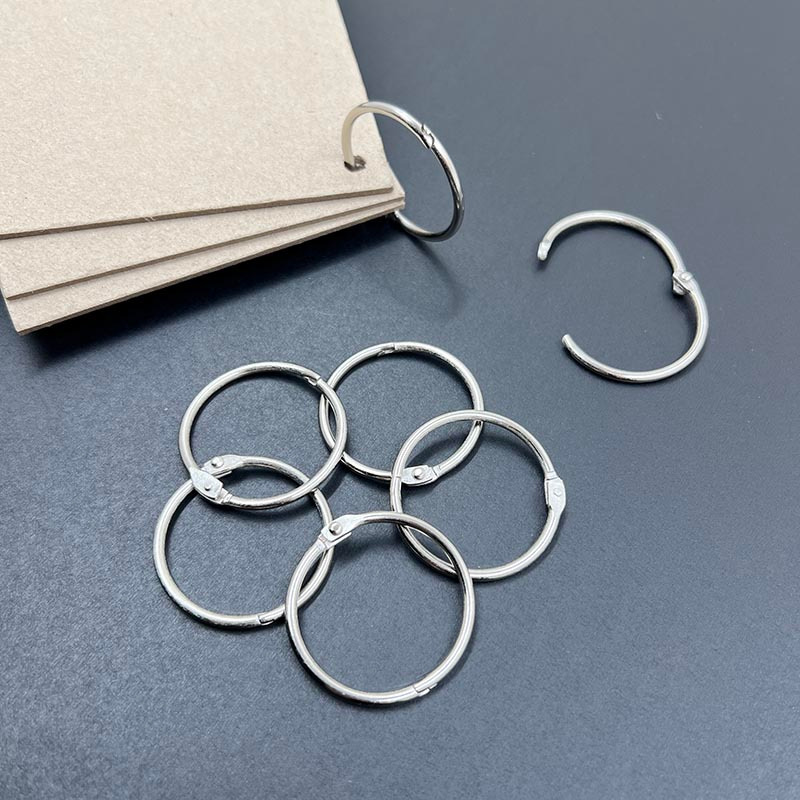 🇸🇬📦🚚 Hinged O Ring | Metal Ring Book Binder | Loose Leaf Binding Hoop ...