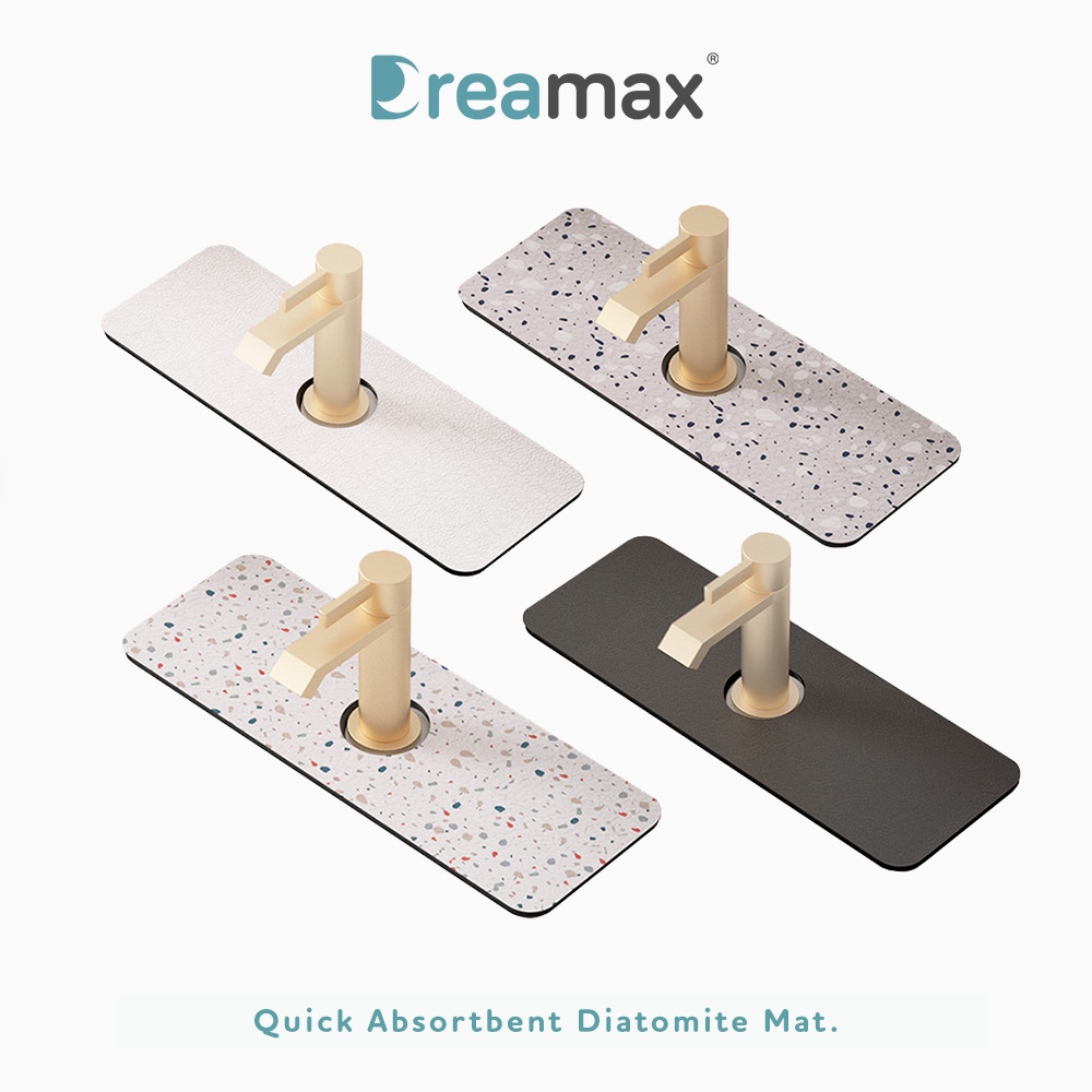 (DREAMAX) HUGO Soft Diatomite Faucet Mat / Sink Accessories / Quick ...