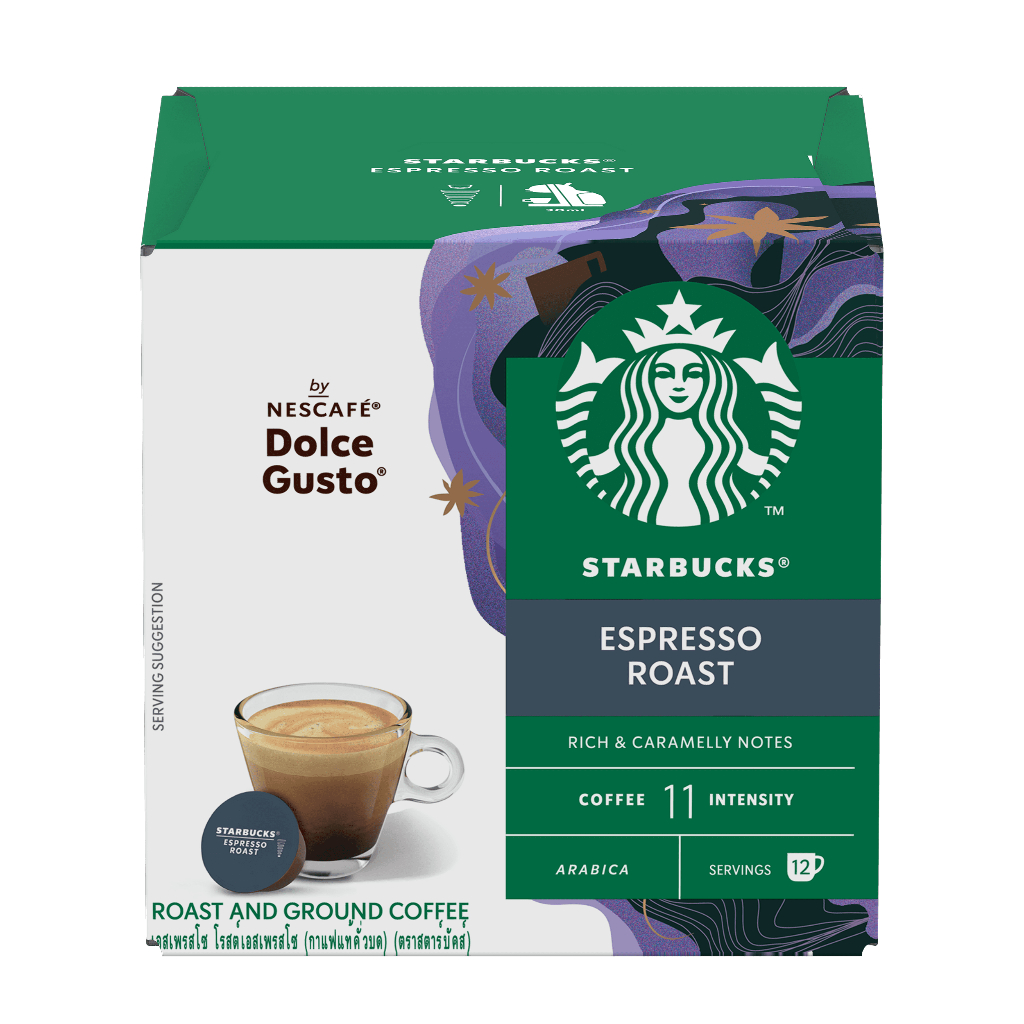 STARBUCKS® Espresso Roast by NESCAFÉ Dolce Gusto® coffee capsules ...