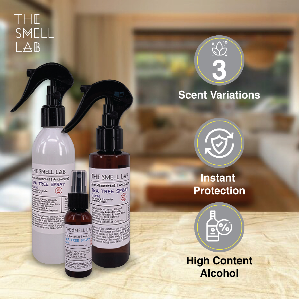 THE SMELL LAB Anti-Bacterial Spray (50/130/280ML) | Shopee Singapore