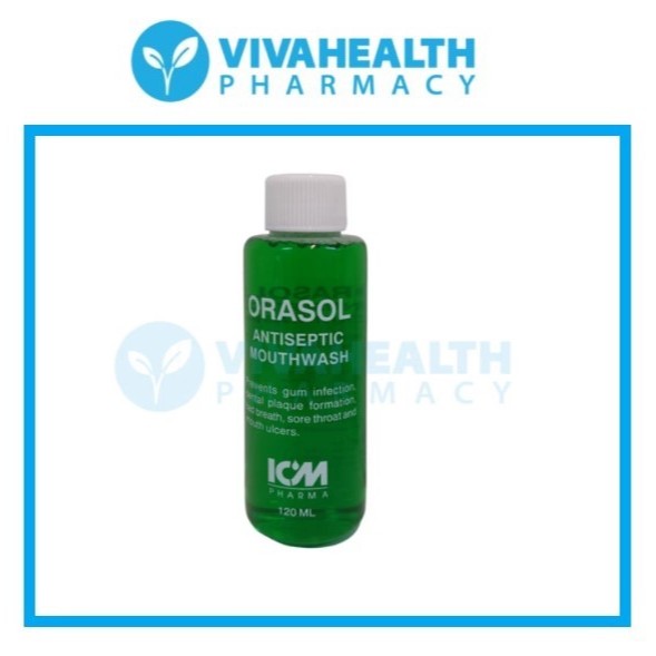 Orasol Antiseptic Mouthwash 120mL/ 300mL | Shopee Singapore