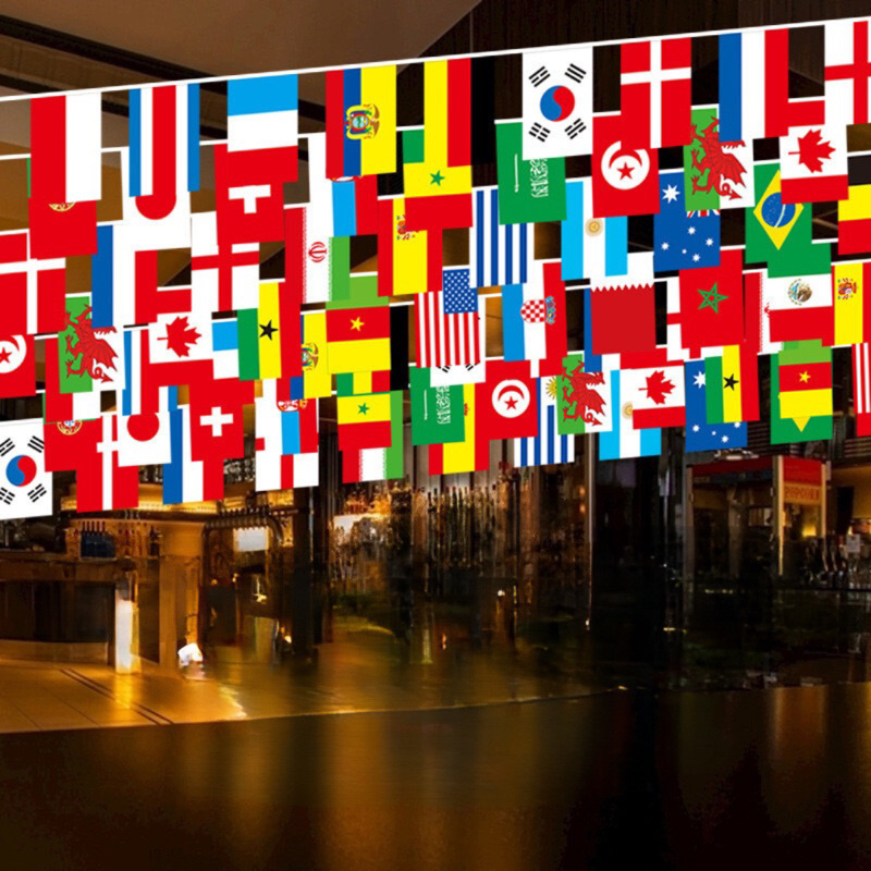 Spot Delivery 60M World Cup European Cup Fans Flags National Flags ...