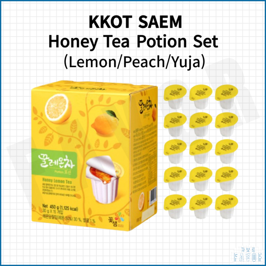 Jinny's Kitchen Korean tea / KKOT SAEM Honey Lemon/ Grapefruit/ Yuja ...