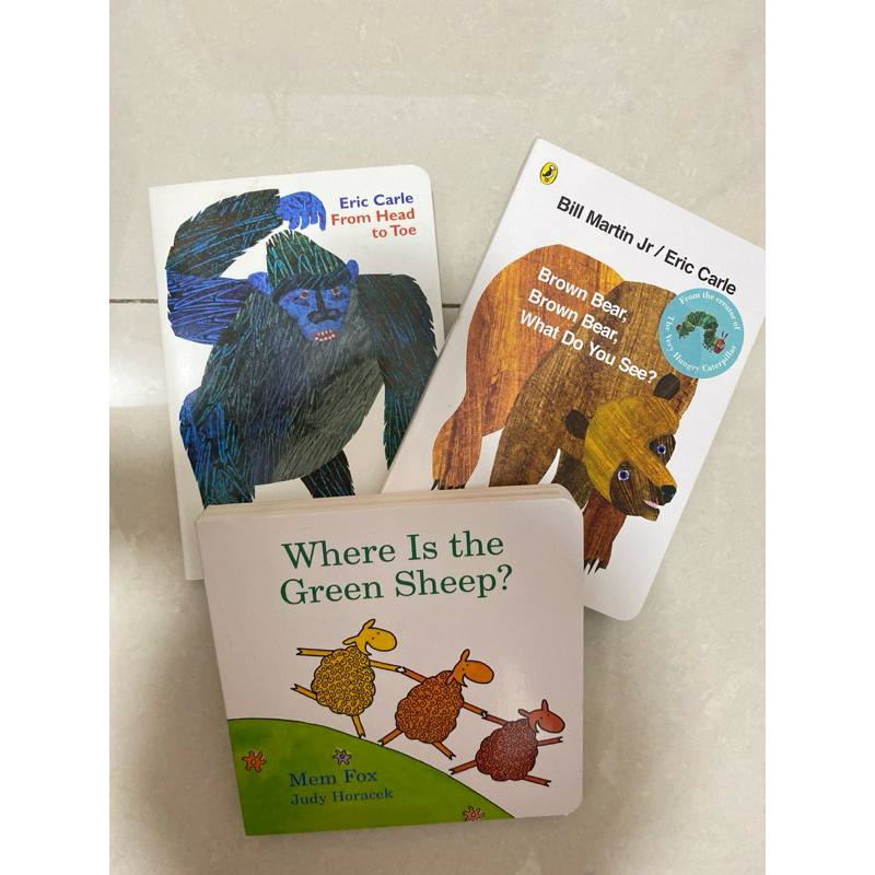 Famous Classic Children Baby Book Eric Carle Katen Katz Board Book ...