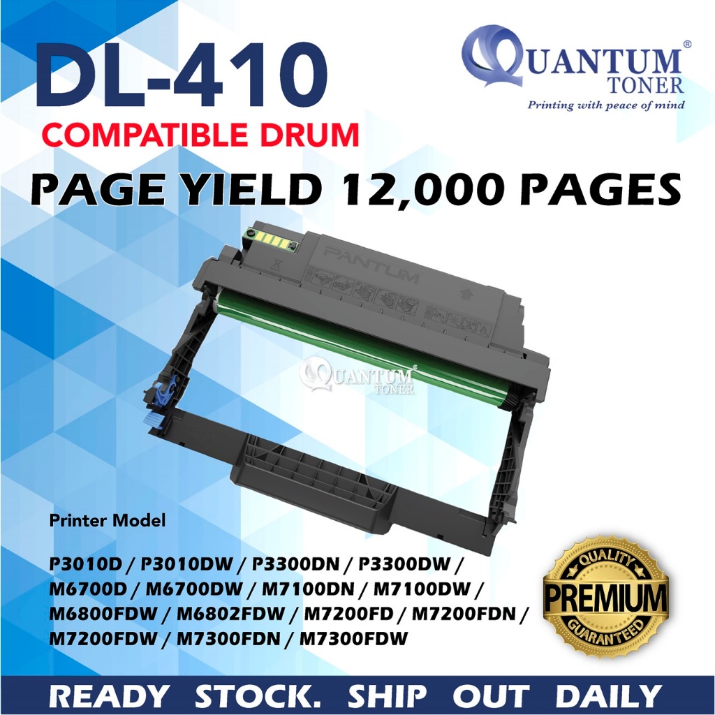 QUANTUM Compatible DL410 DL-410 Imaging Drum for Pantum M7100N M7200FD M7100DW M6800FDW M7200FDN ...