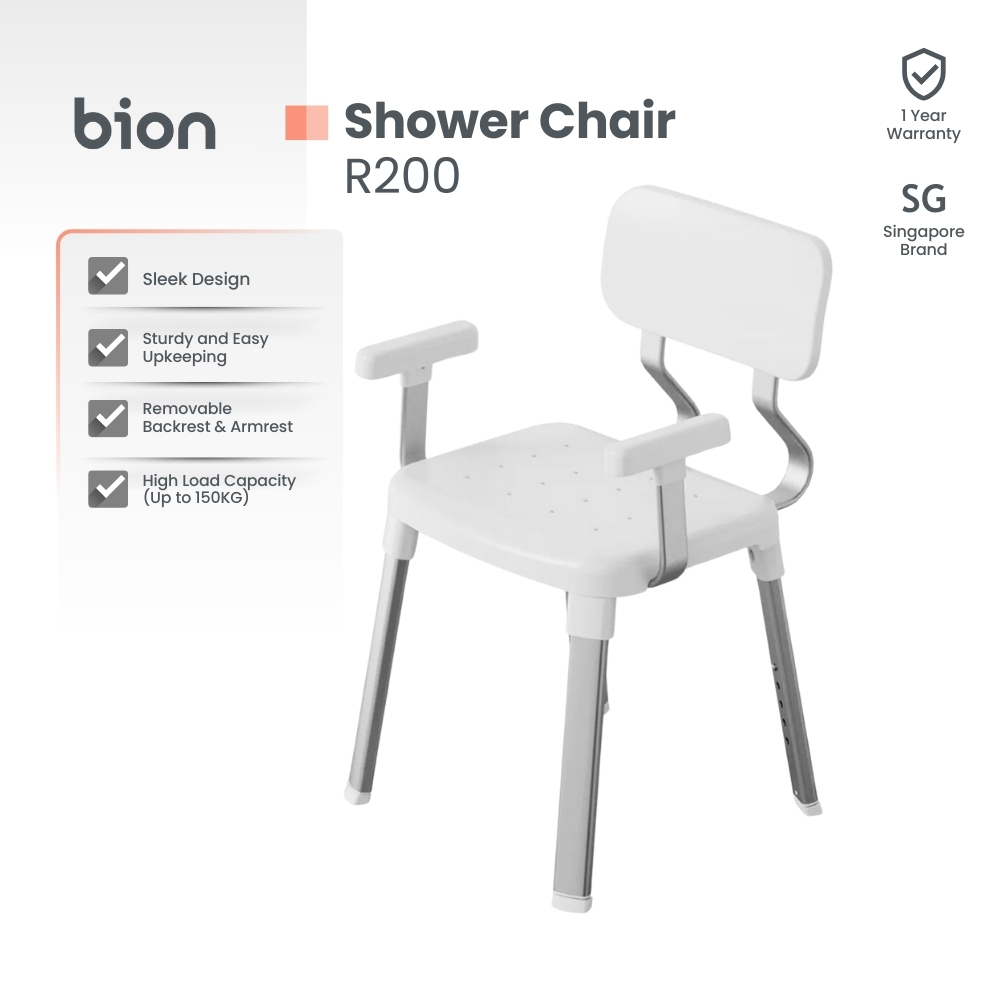 [New Arrival] Bion Shower Chair R200 | Tool included Chair for Shower ...