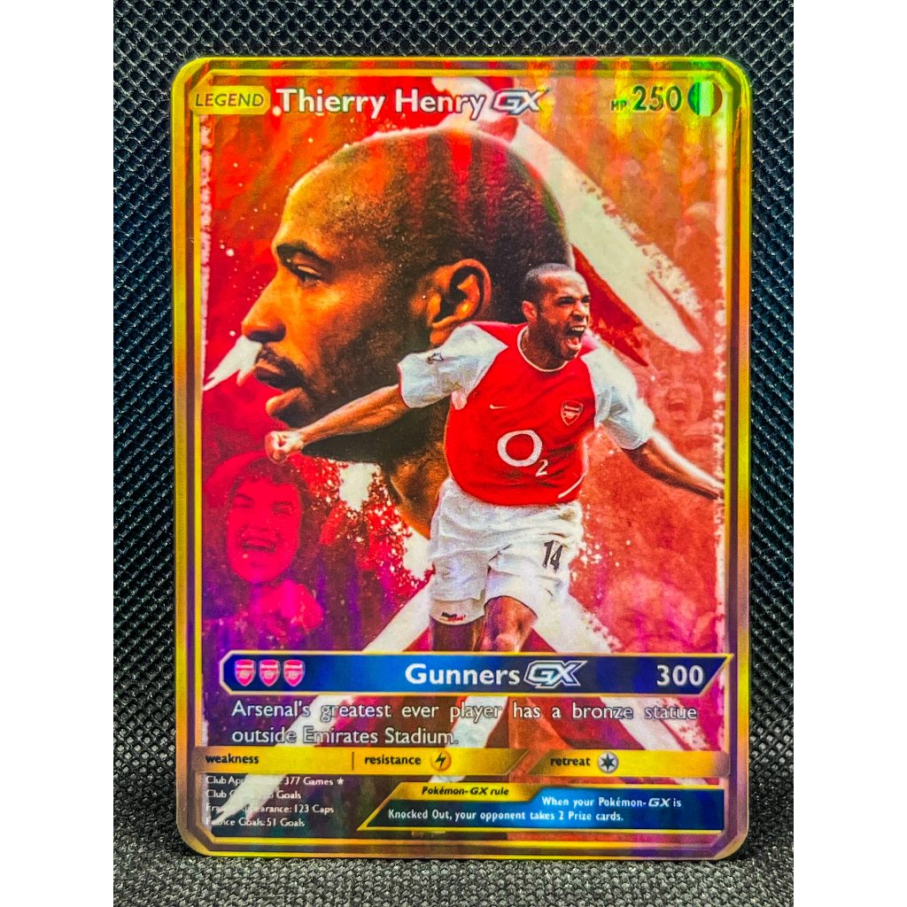 Arsenal - Thierry Henry GX Pokemon Card (Legend) | Shopee Singapore