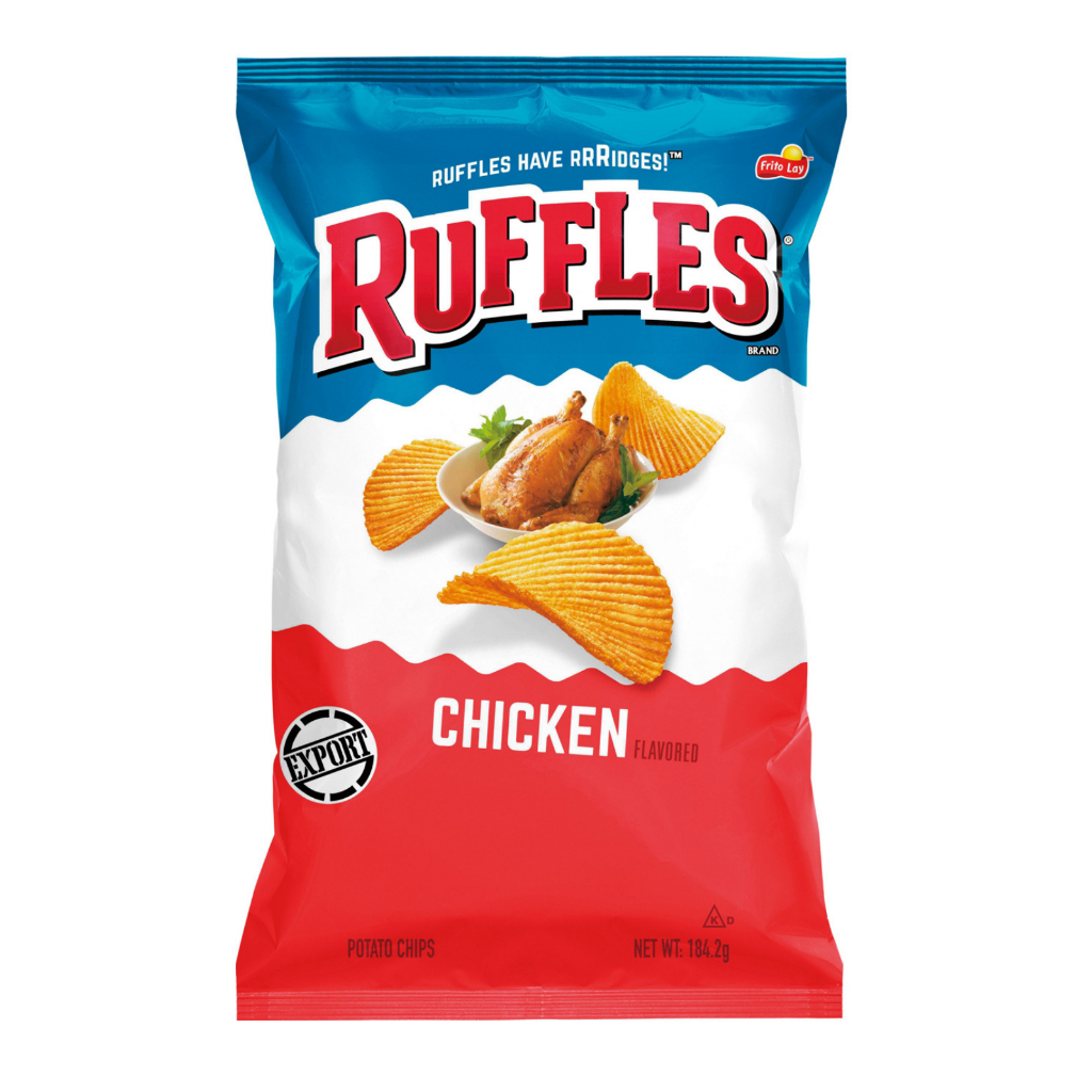 Ruffles Chicken Flavored Potato Chips (184.2g) | Shopee Singapore