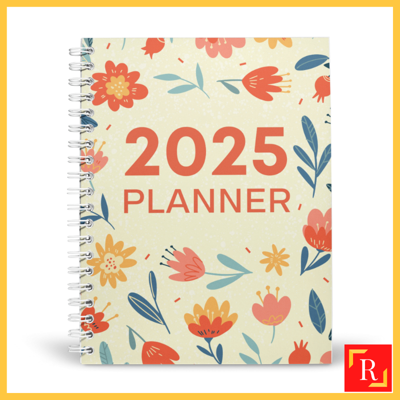 [2 in 1] 2025 Monthly Planner + Weekly Planner / Notebook 8-(A5 | 120 ...