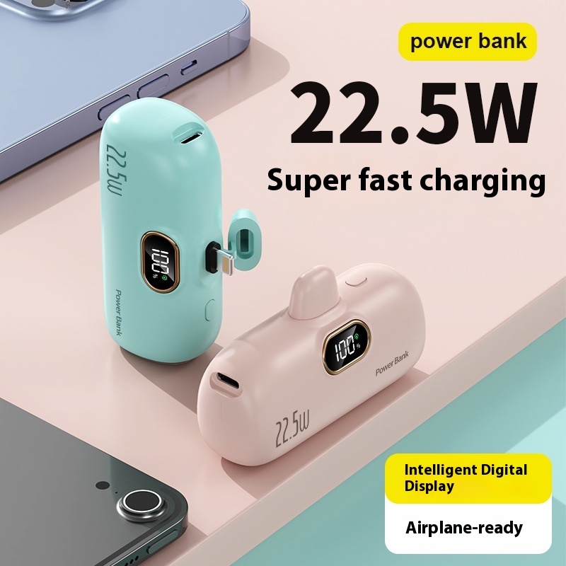 (SG ready stock) mini PD 22.5W fast charging power pack 5000mah ...