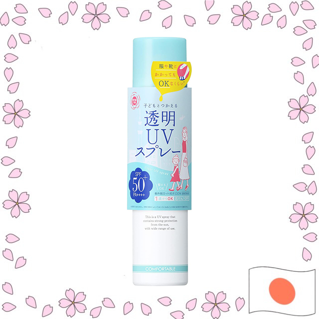 Transparent UV Spray SPF50+ PA++++ Face Hair Body Sunscreen Spray 150g ...