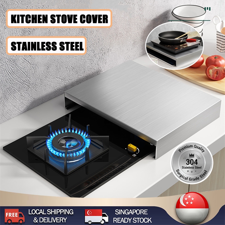 【READY STOCK】Multifunctional 304 Stainless Steel Gas Stove Cover Burner ...