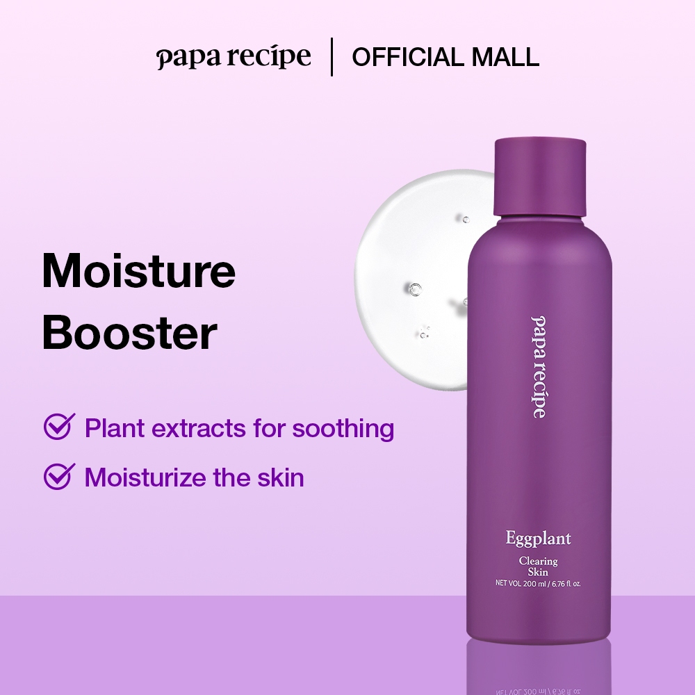 papa recipe Eggplant Clearing Skin Toner (200ml) | Shopee Singapore