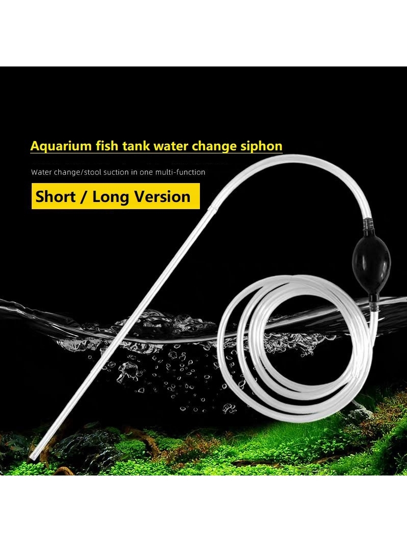 (SG Ready Stock) Aquarium Fish Tank Siphon Water Change Tool Siphon ...