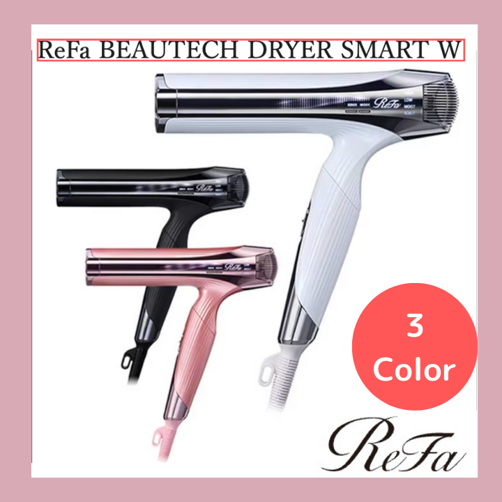 [Sale] ReFa BEAUTECH DRYER SMART W 3color WHITE/BLACK/PINK [Direct from Japan] | Shopee Singapore