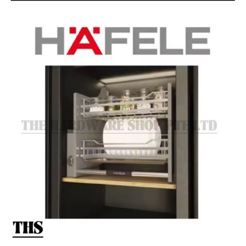 HAFELE Wall unit lift, Pull down dish rack - Lento （Size 800/900mm） | Shopee Singapore