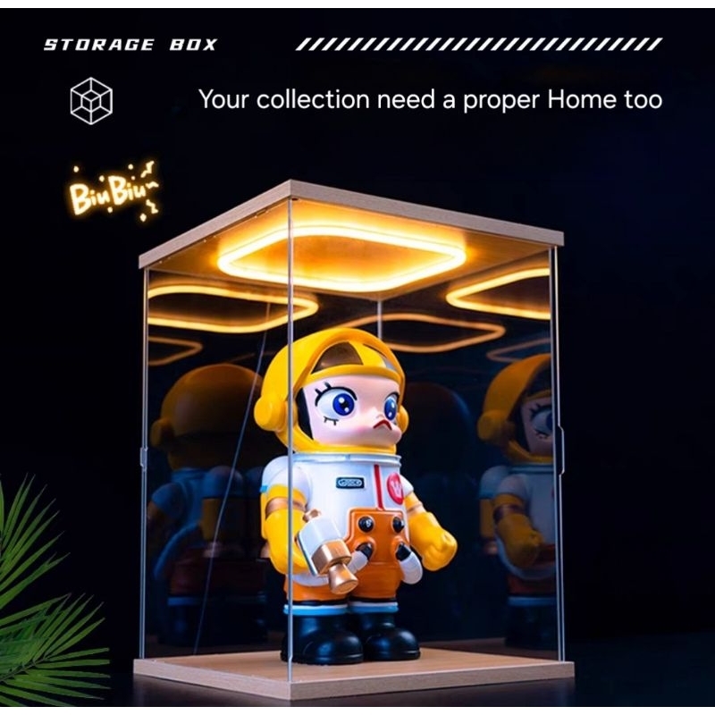 [SG SELLER] Acrylic Display Case with Light (Perfect for POPMARTs ...