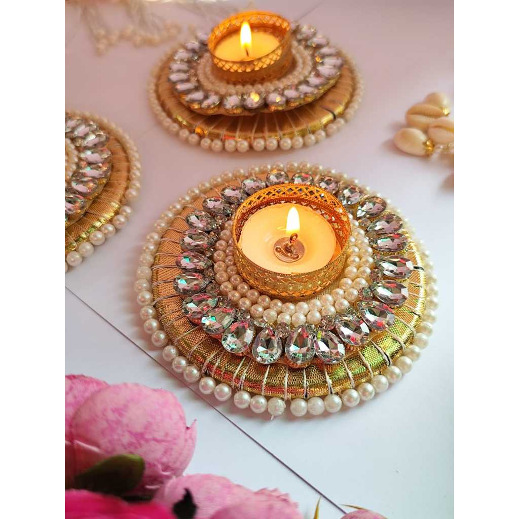 Traditional Handmade Diwali Diya Tealight Candle Holder | Festive Decor ...